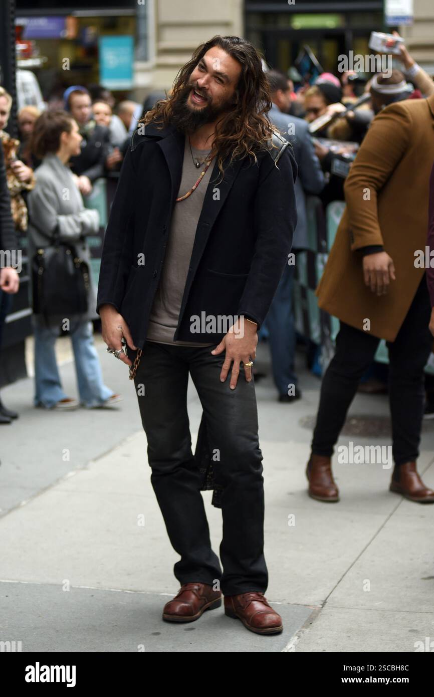 Jason Momoa made an appearance on Build Series on December 30, 2018 in ...