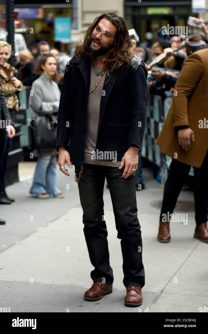 Jason Momoa made an appearance on Build Series on December 30, 2018 in ...