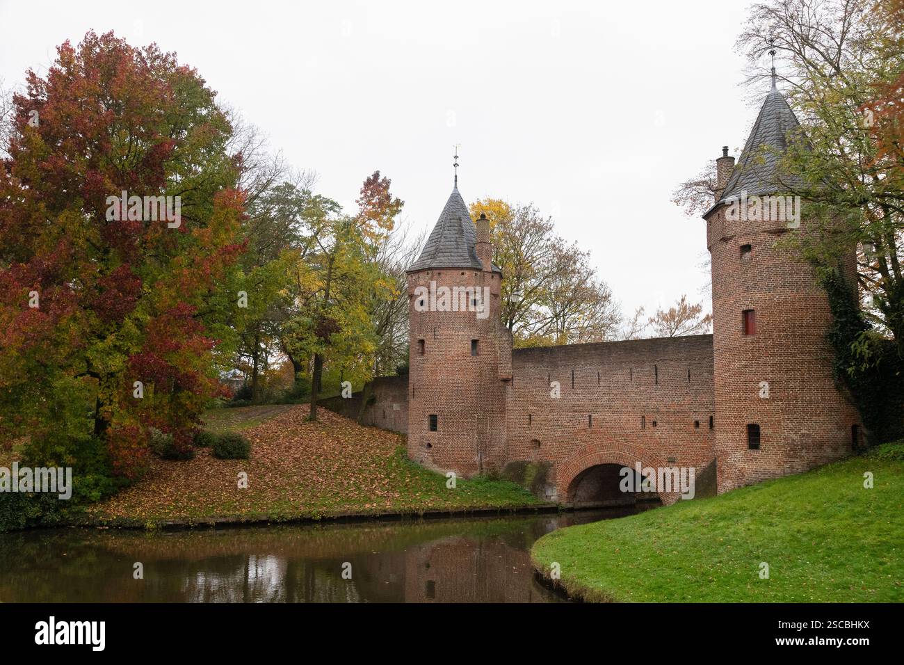 Medieval water gate Monnikendam built as part of the second city wall ...