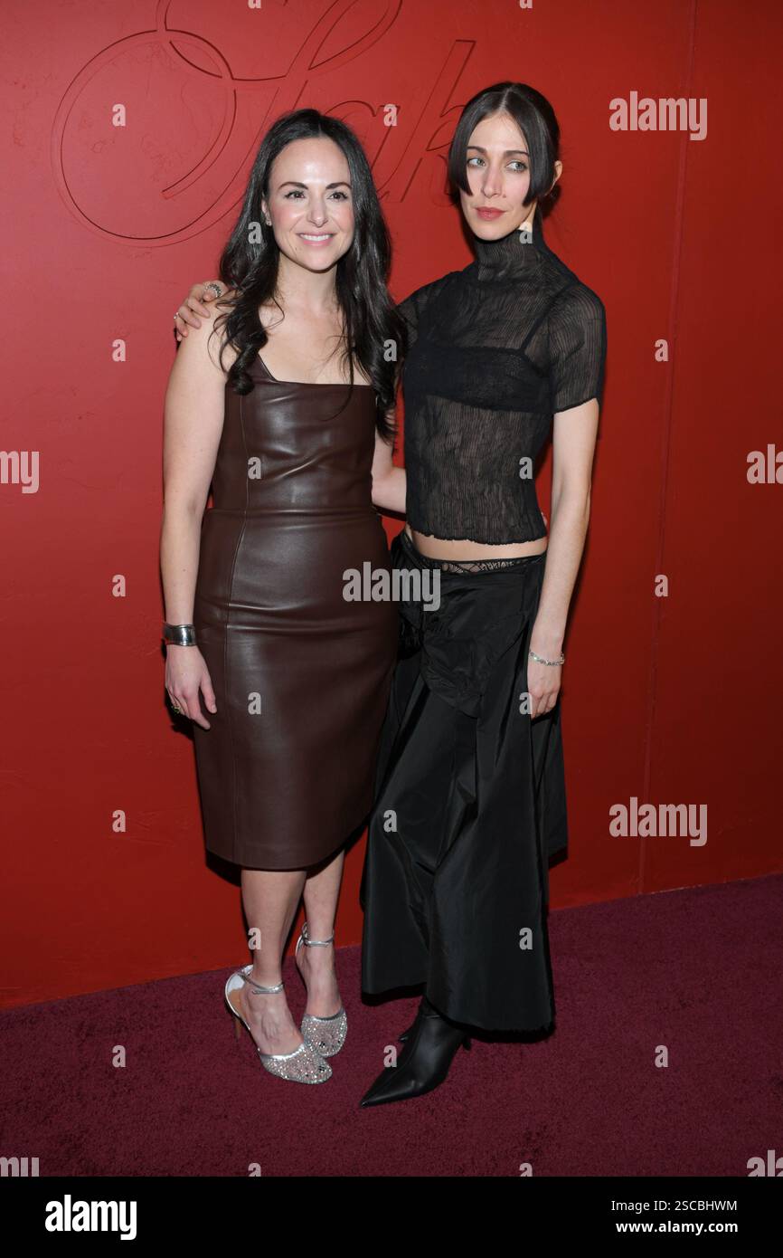 New York, USA. 05th Feb, 2025. (L-R) Emily Essner and Caroline Polachek ...