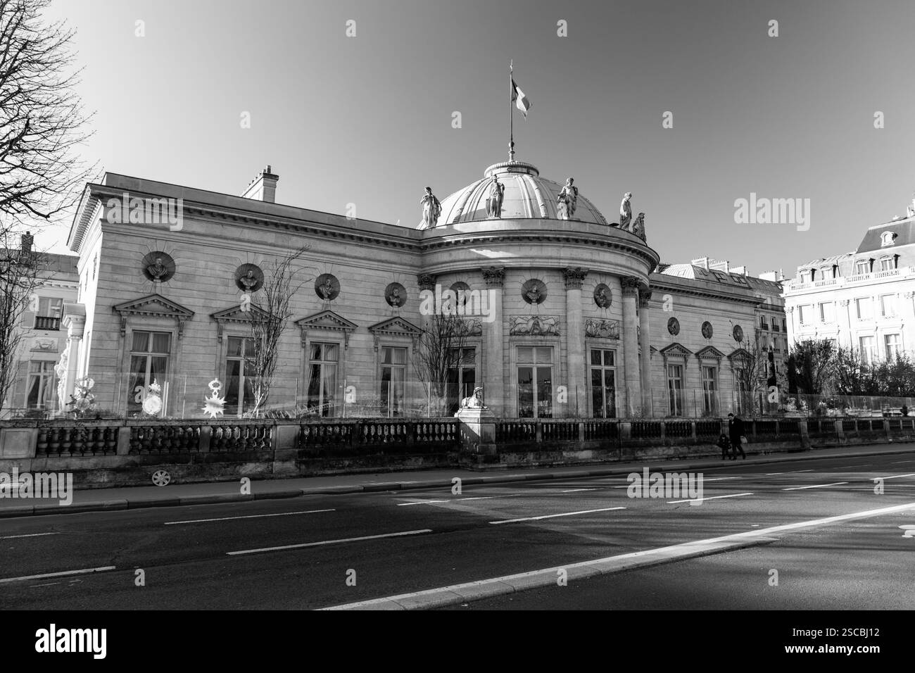 Paris, France - January 24, 2022: The Palais de la Legion d'Honneur ...