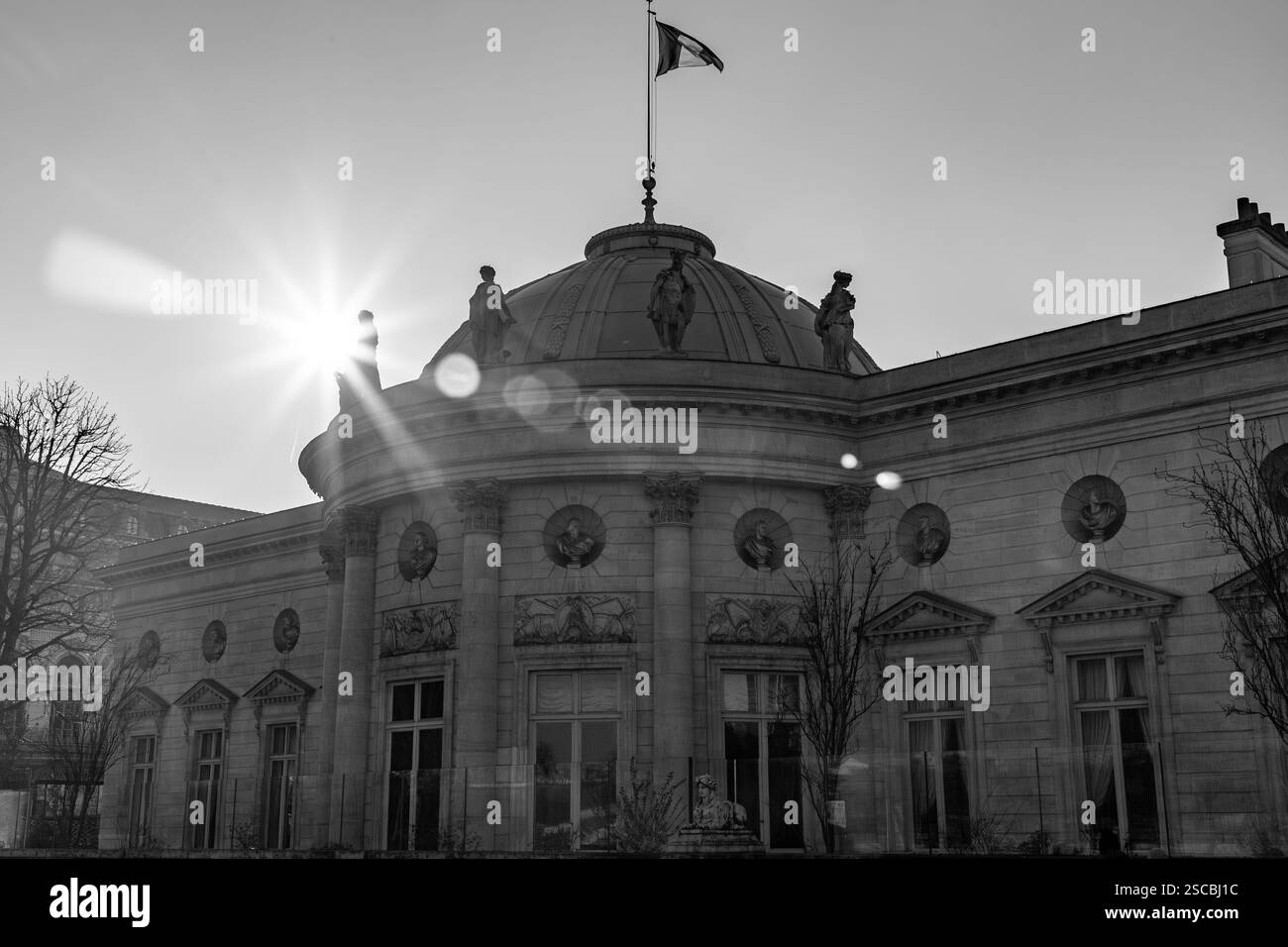 Paris, France - January 24, 2022: The Palais de la Legion d'Honneur ...