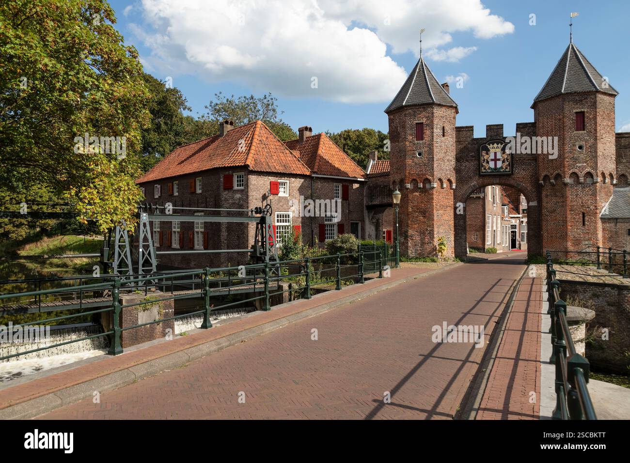 Land and water gate the Koppelpoort in the historic centre of the Dutch ...