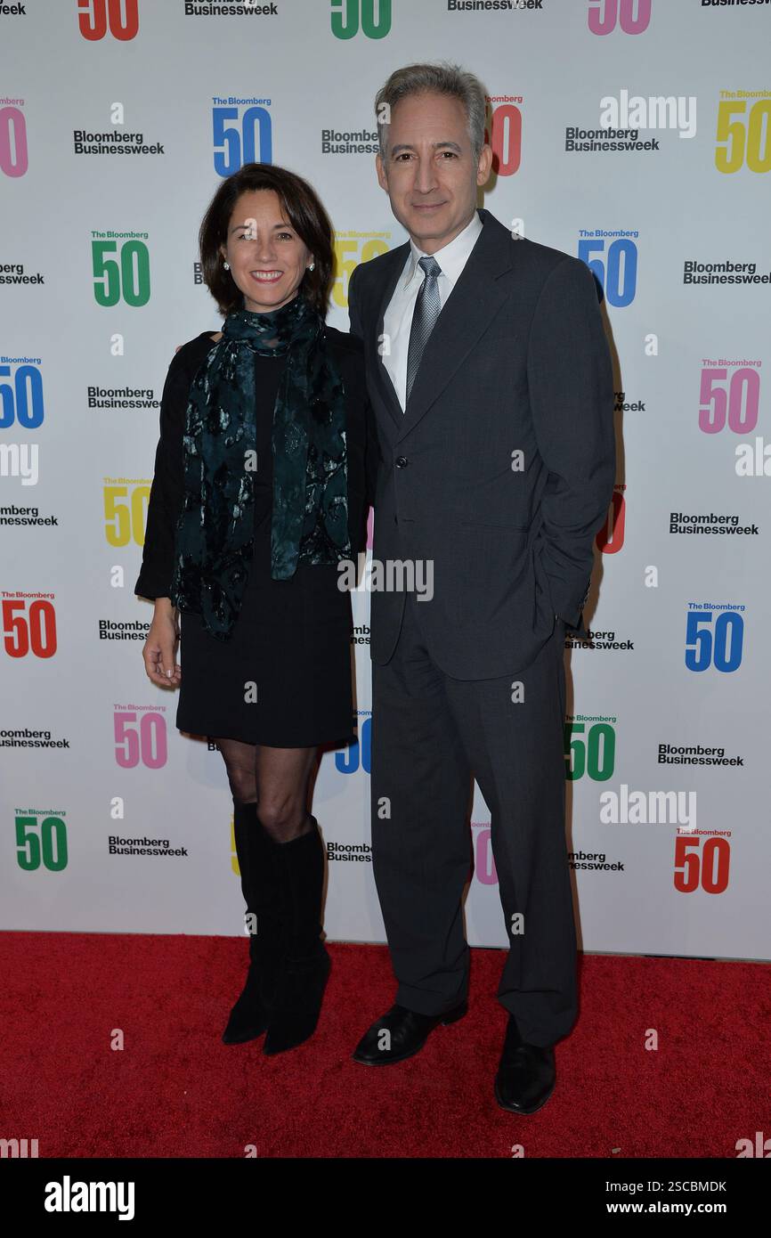 Tracy Day and Brian Greene attending 'The Bloomberg 50' celebration at ...
