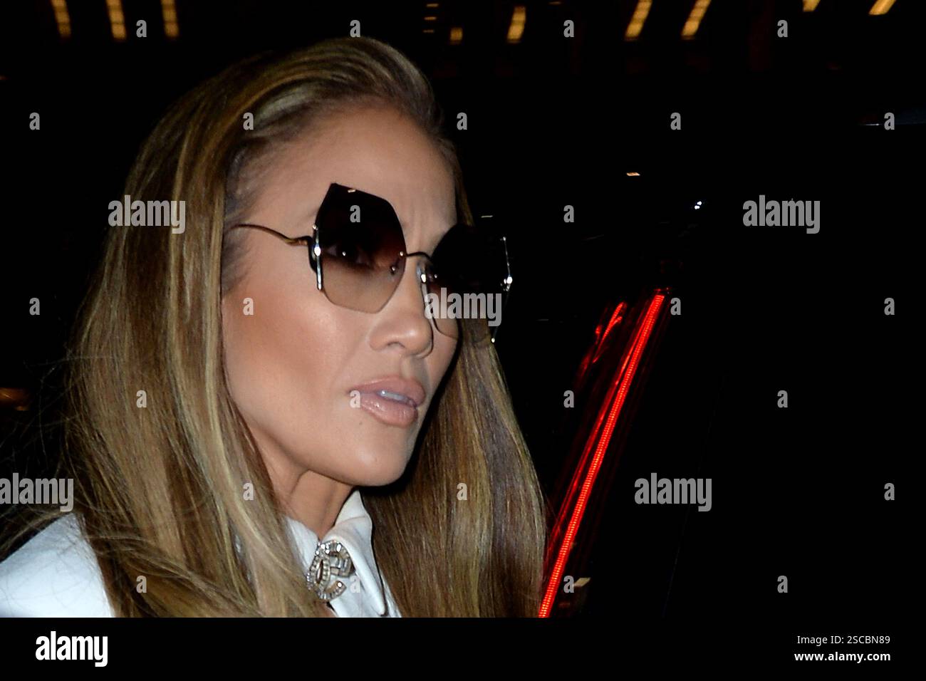 Jennifer Lopez seen arriving to The Tonight Show Staring Jimmy Fallon ...