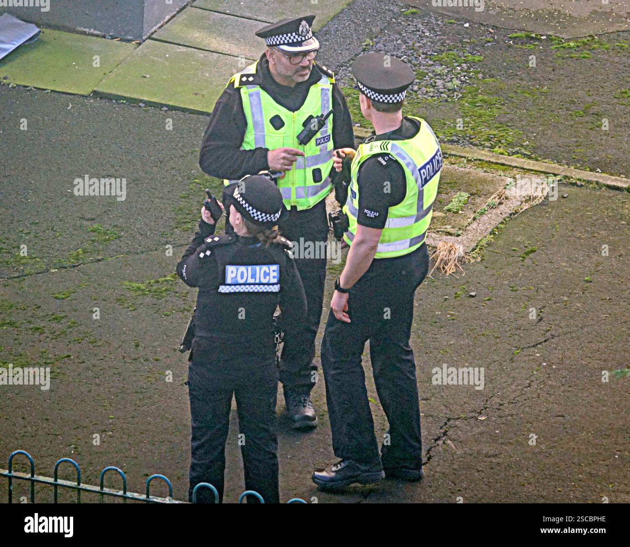 Glasgow, Scotland, UK. 6th February, 2025. Police incident at ...