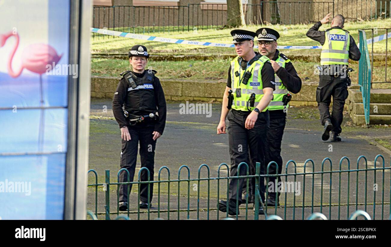 Glasgow, Scotland, UK. 6th February, 2025. Police incident at ...