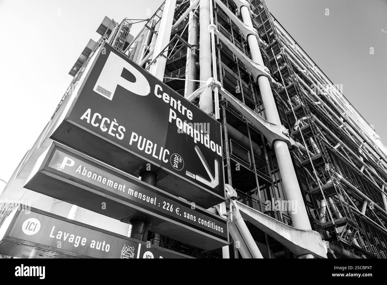 Paris, France - January 24, 2022: National Georges Pompidou Centre of ...