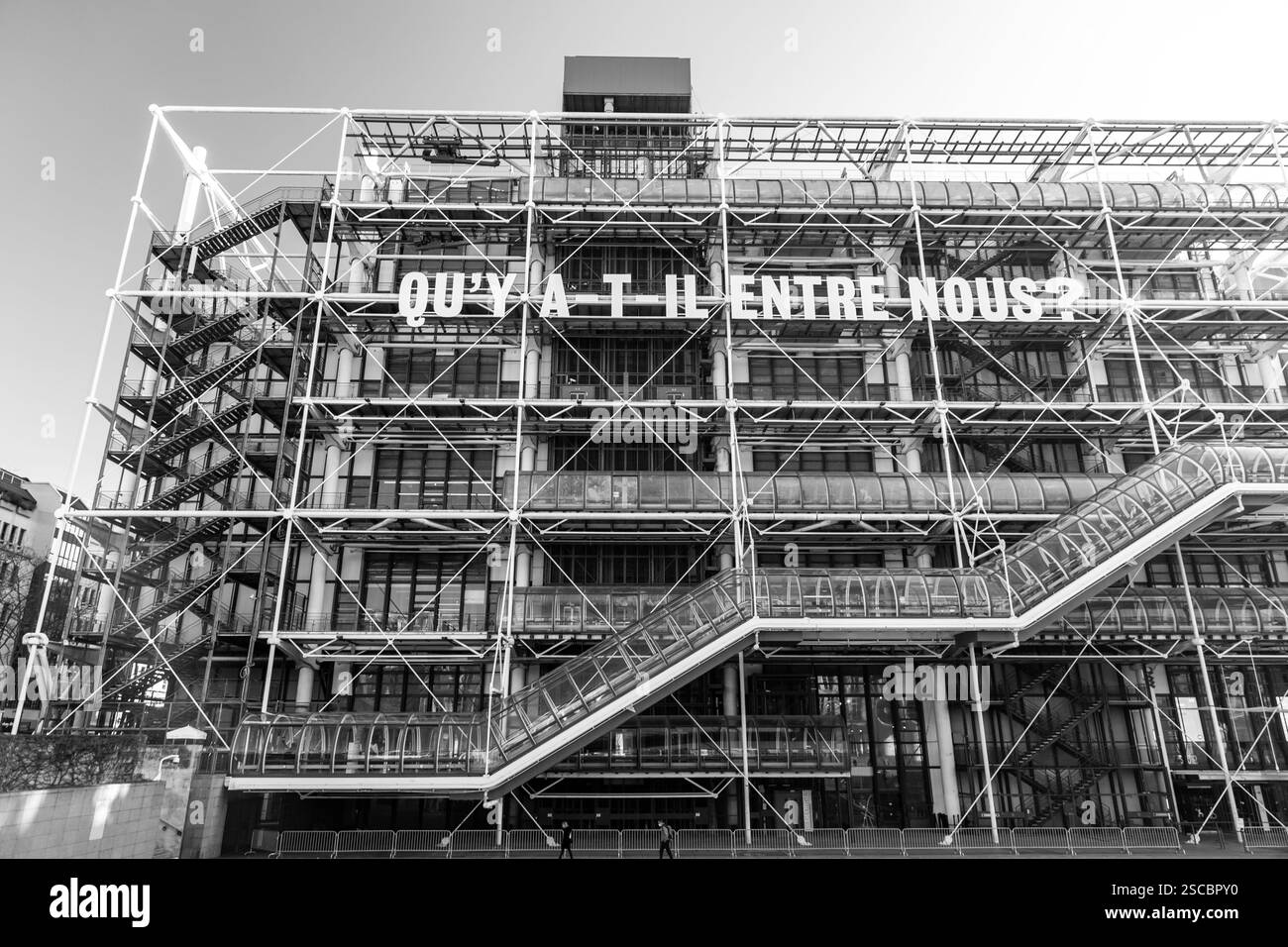 Paris, France - January 24, 2022: National Georges Pompidou Centre of ...