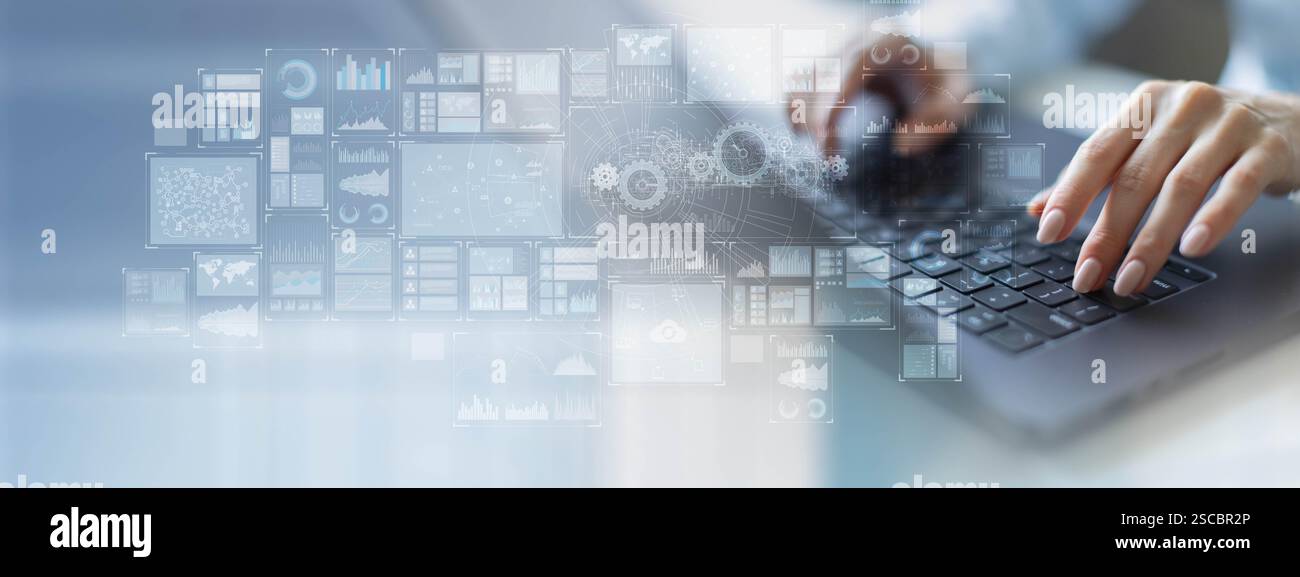 Data Analytics and Business Intelligence Dashboard Concept Stock Photo ...