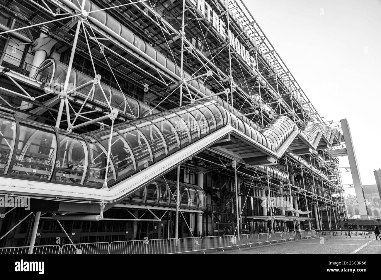 Paris, France - January 24, 2022: National Georges Pompidou Centre of ...