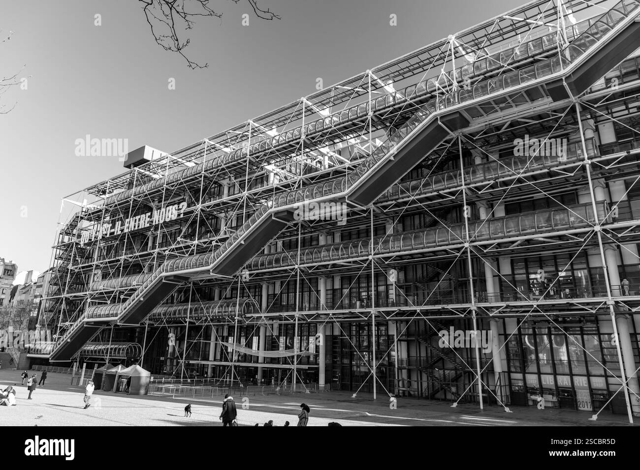 Paris, France - January 24, 2022: National Georges Pompidou Centre of ...