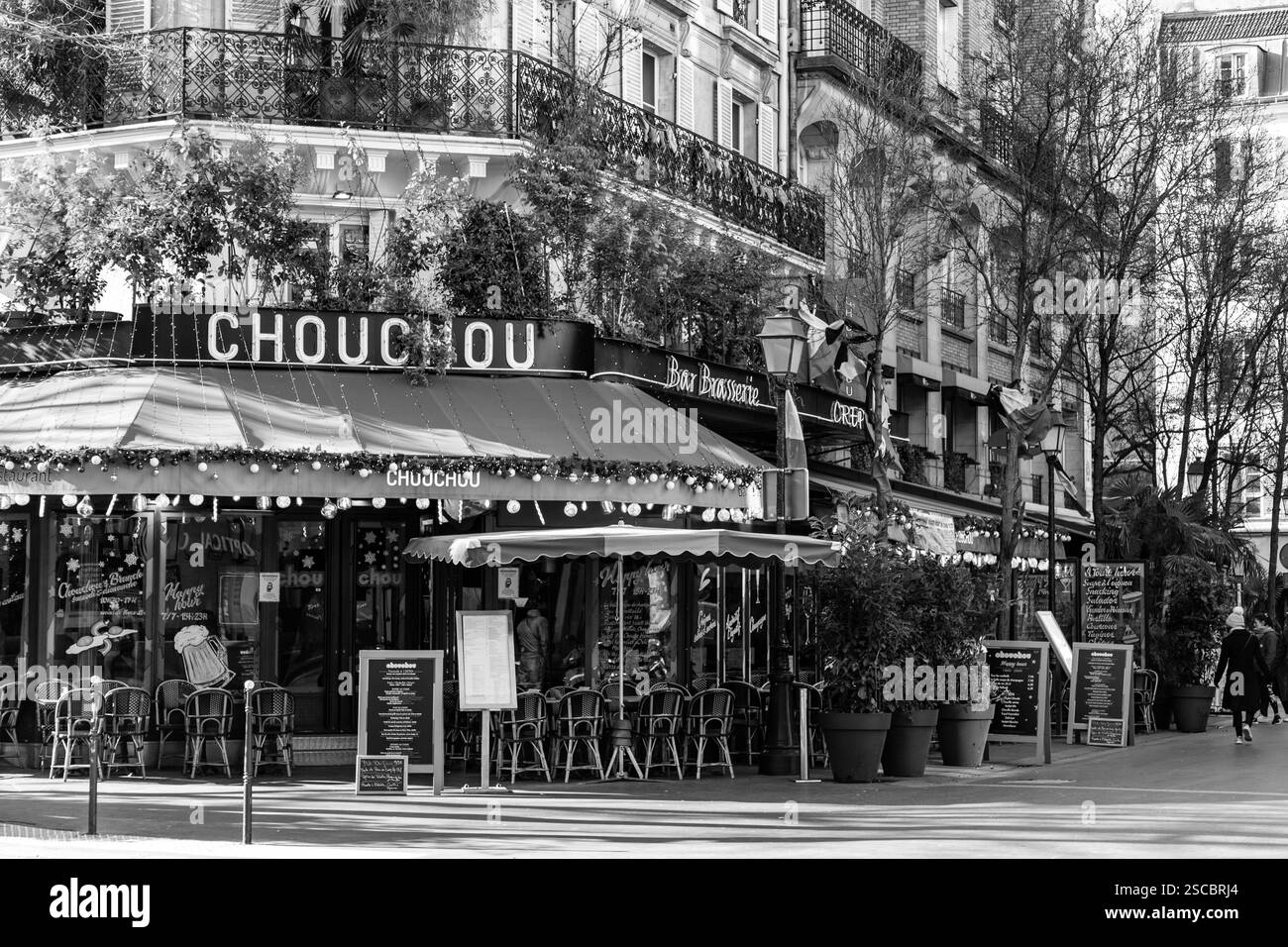 Gourmet terrace Black and White Stock Photos & Images - Alamy