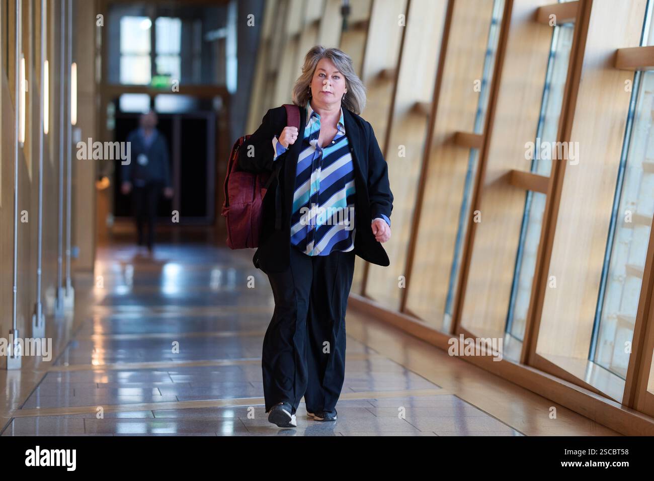 Edinburgh Scotland, UK 06 February 2025. Michelle Thomson MSP at the ...