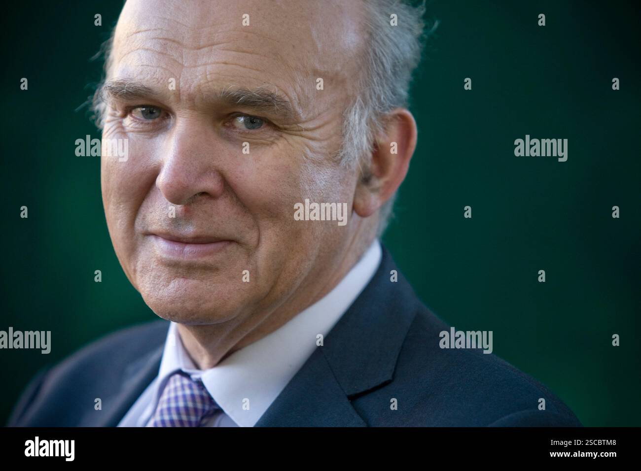 British opposition politician Vince Cable MP, pictured at the Edinburgh ...