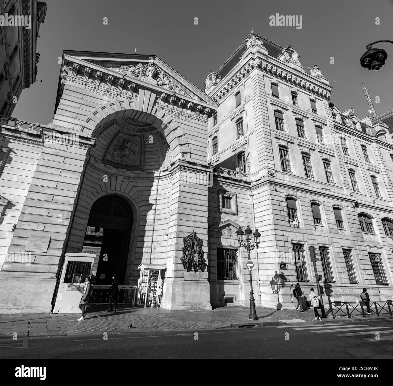 Paris, France - JAN 24, 2022: The Paris Police Prefecture is the unit ...