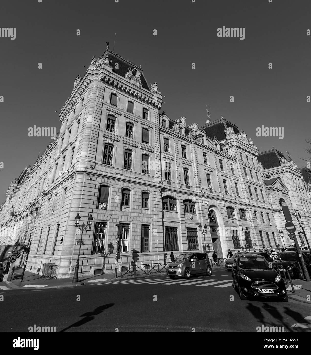 Paris, France - JAN 24, 2022: The Paris Police Prefecture is the unit ...