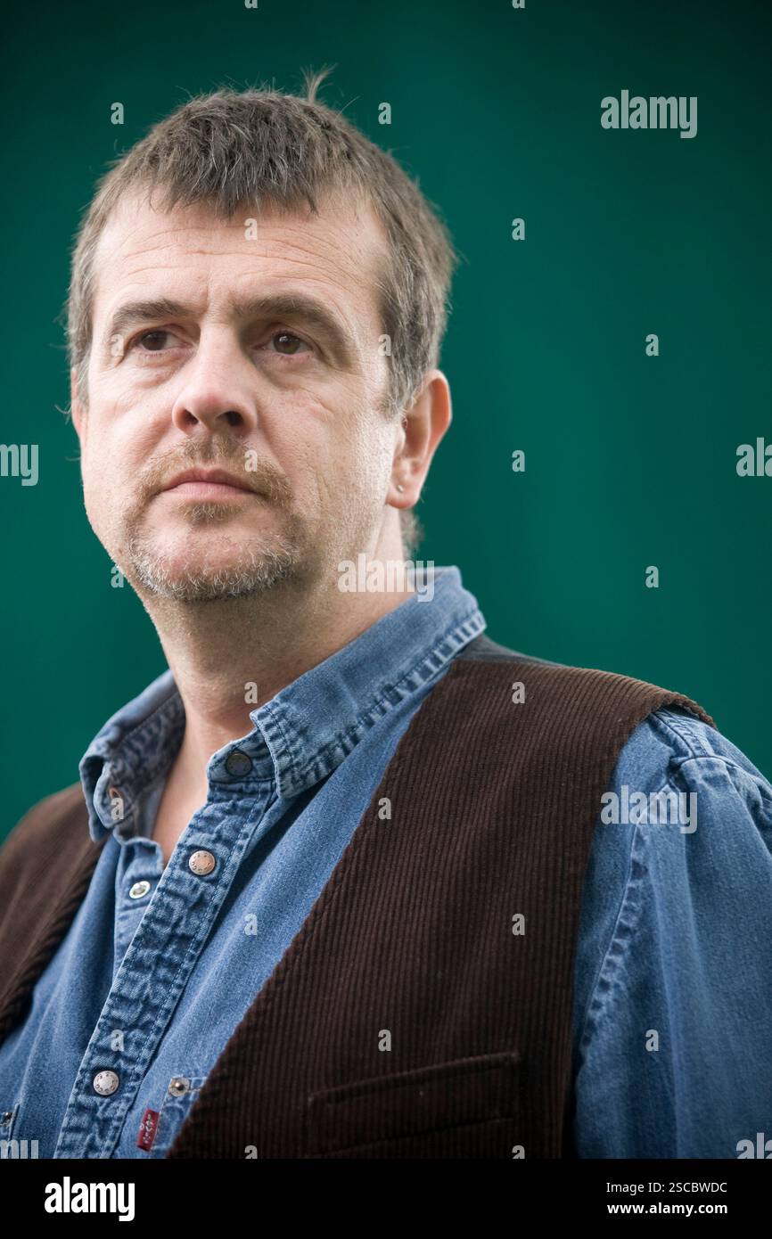 British author and comedian Mark Billingham, pictured at the Edinburgh ...