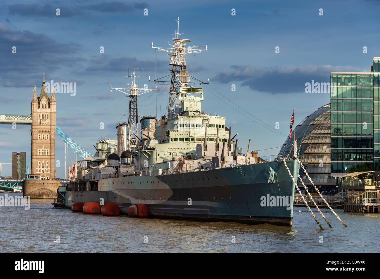 HMS Belfast, London, UK Stock Photo - Alamy