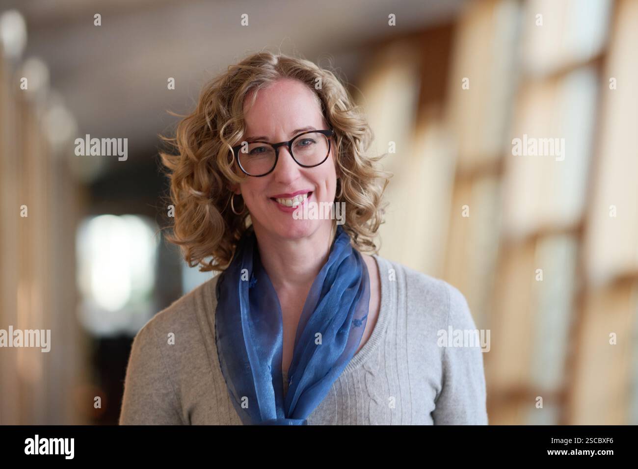 Edinburgh Scotland, UK 06 February 2025. Lorna Slater MSP at the ...