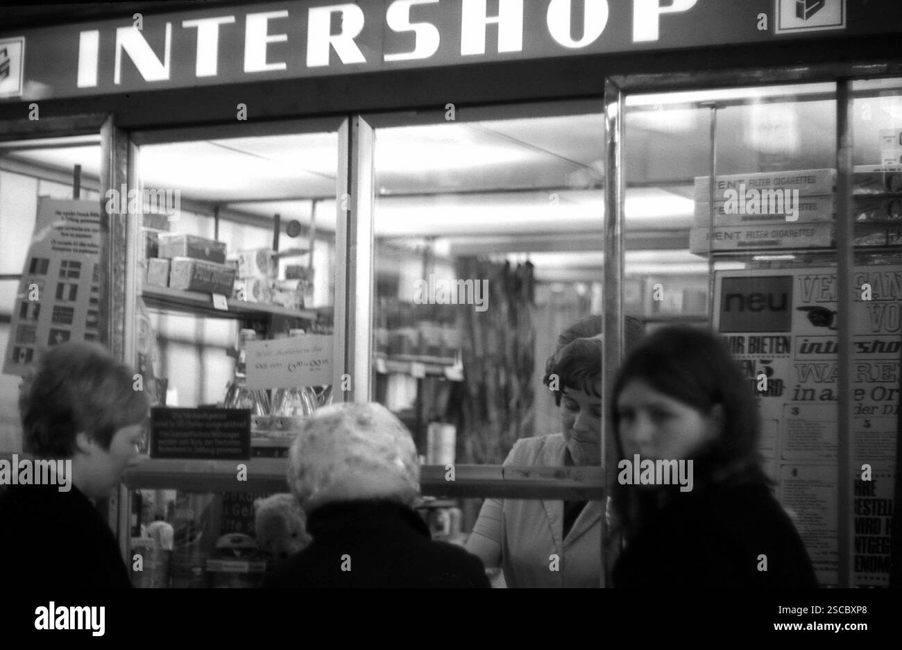 Intershop in East-Berlin Stock Photo - Alamy