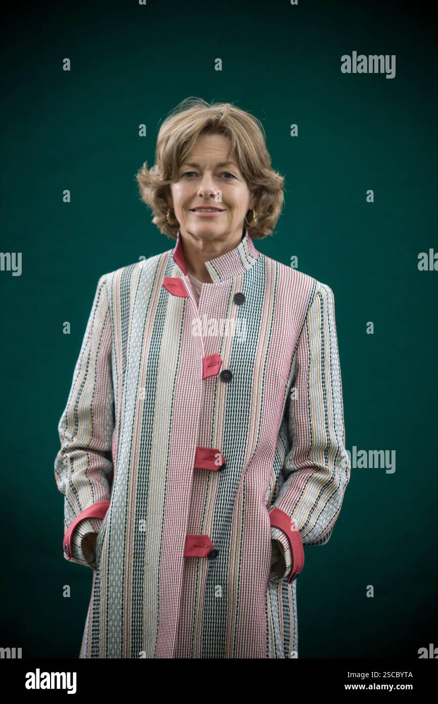 Acclaimed British biographer Flora Fraser, pictured at the Edinburgh ...
