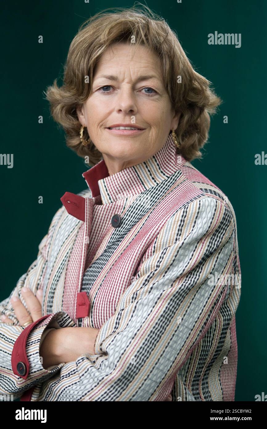 Acclaimed British biographer Flora Fraser, pictured at the Edinburgh ...