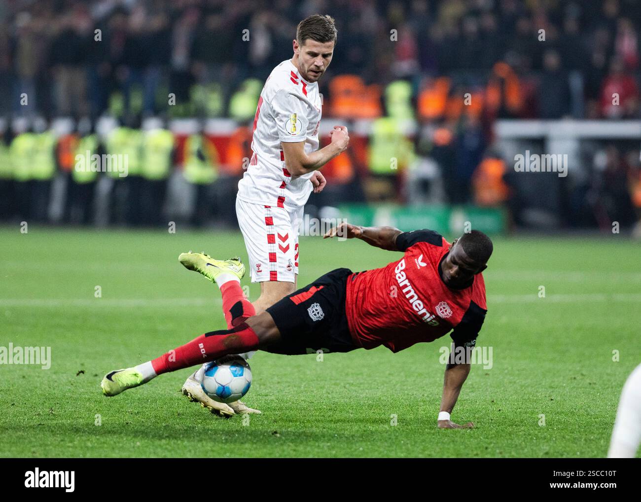 Leverkusen, Bayarena, 05.02.2025: Imad Rondic of Koeln challenges Nordi ...