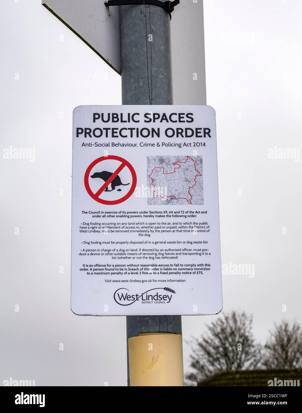 Map of west lindsey hi-res stock photography and images - Alamy