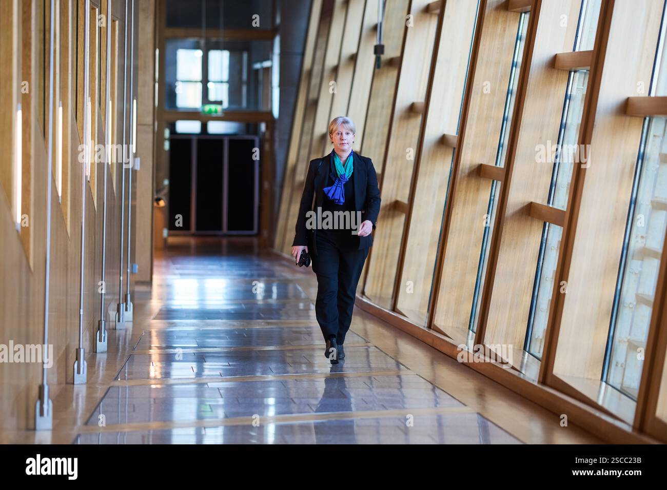 Edinburgh Scotland, UK 06 February 2025. Cabinet Secretary for Finance ...