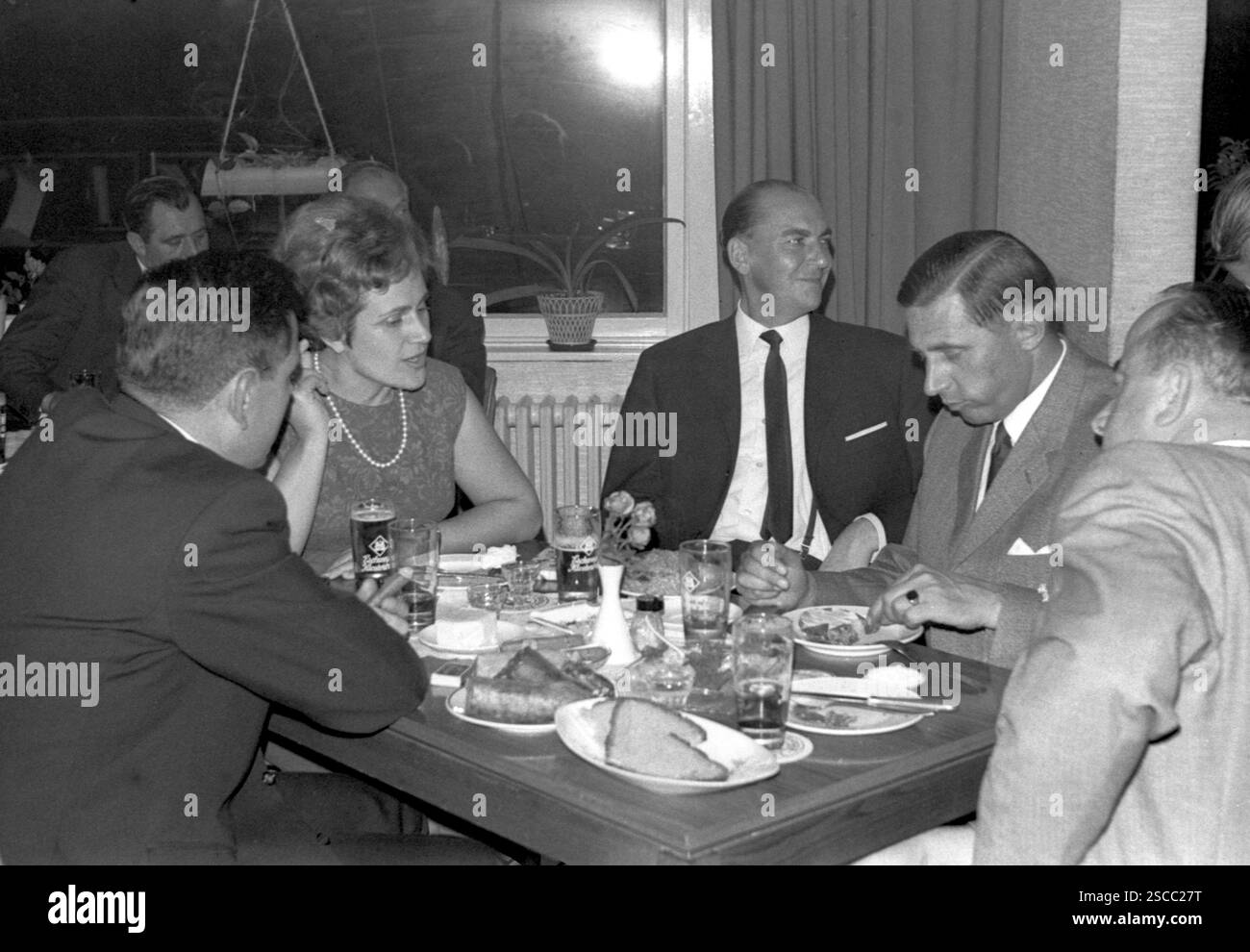 SPD politician Erika Wagner at a dinner in Eschwege. [automated ...