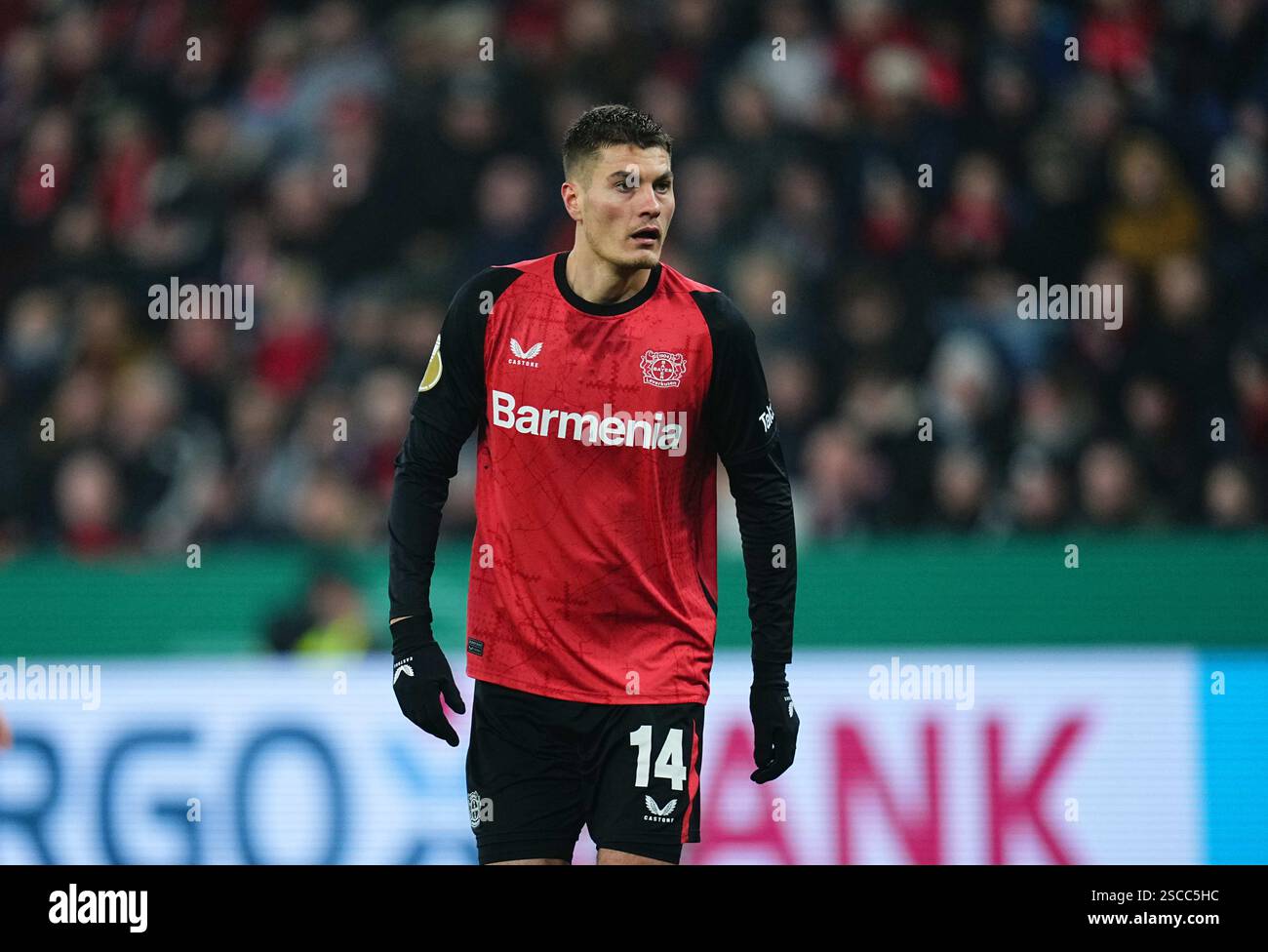 Bay Arena, Leverkusen, Germany. 05th Feb, 2025. Patrik Schick of Bayer ...
