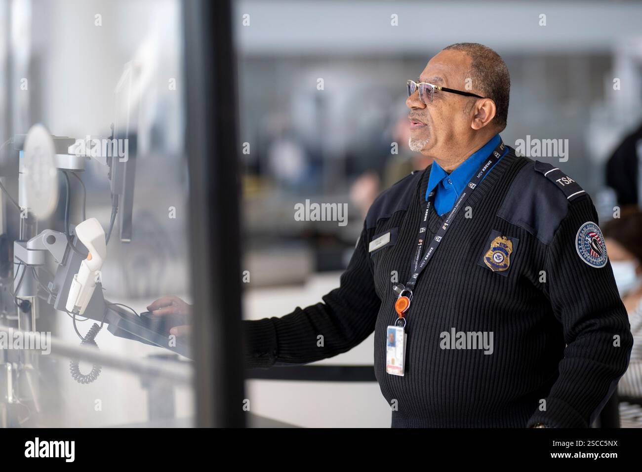 Employees with the Department of Homeland Security (DHS) Transportation ...
