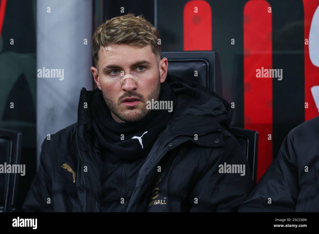 Milan, Italy. 05th Feb, 2025. Santiago Gimenez of AC Milan looks on ...