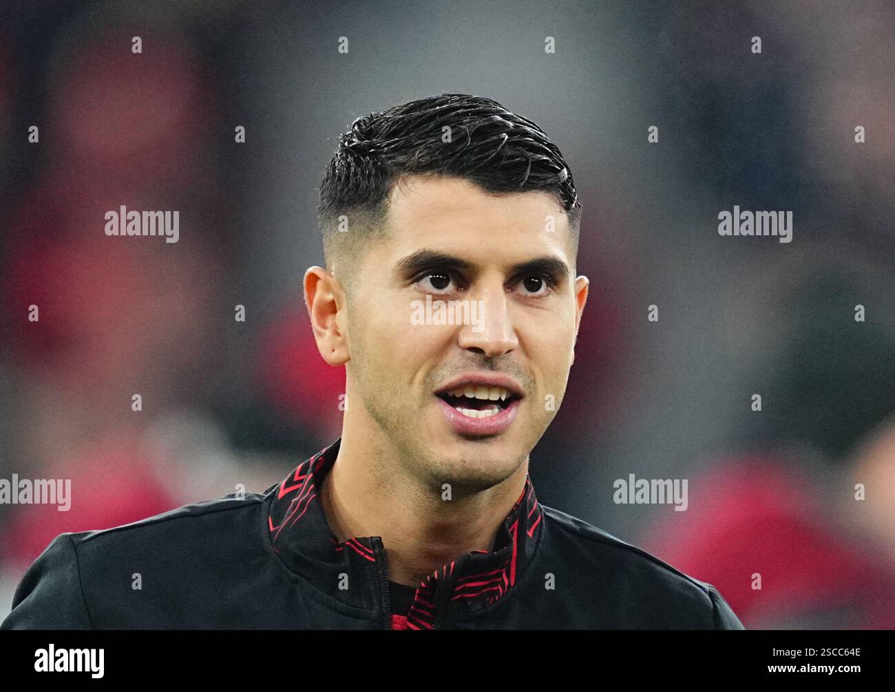 Bay Arena, Leverkusen, Germany. 05th Feb, 2025. Exequiel Palacios of ...