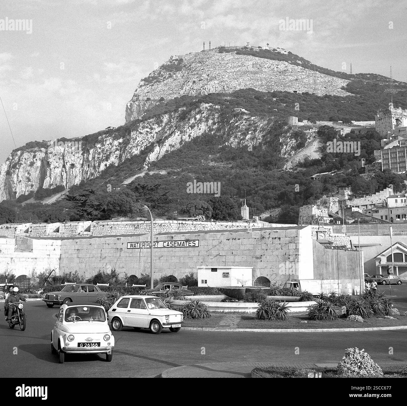 Gibraltar rock gibraltar rock Black and White Stock Photos & Images - Alamy