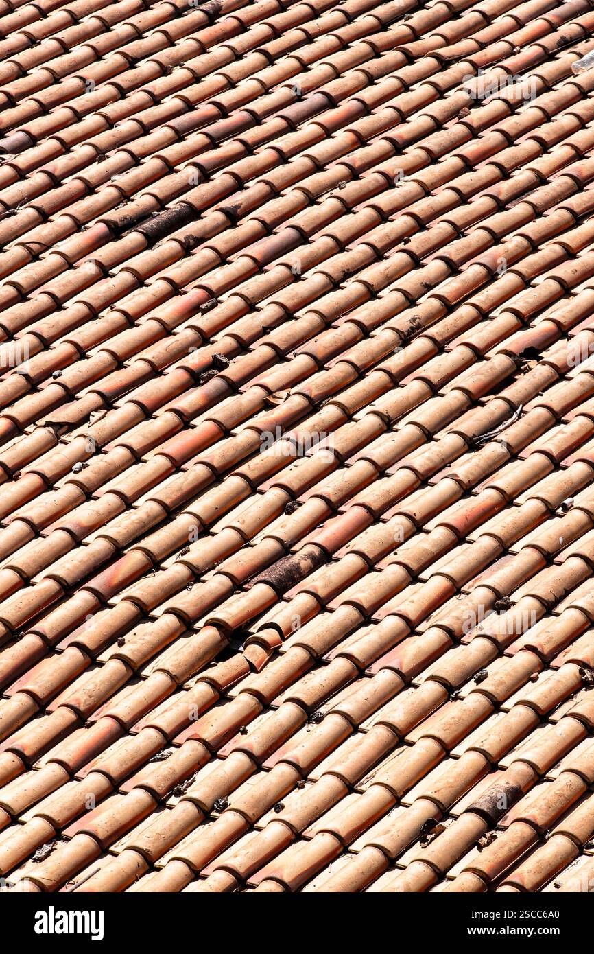 Rustic rooftop weathered clay hi-res stock photography and images - Alamy