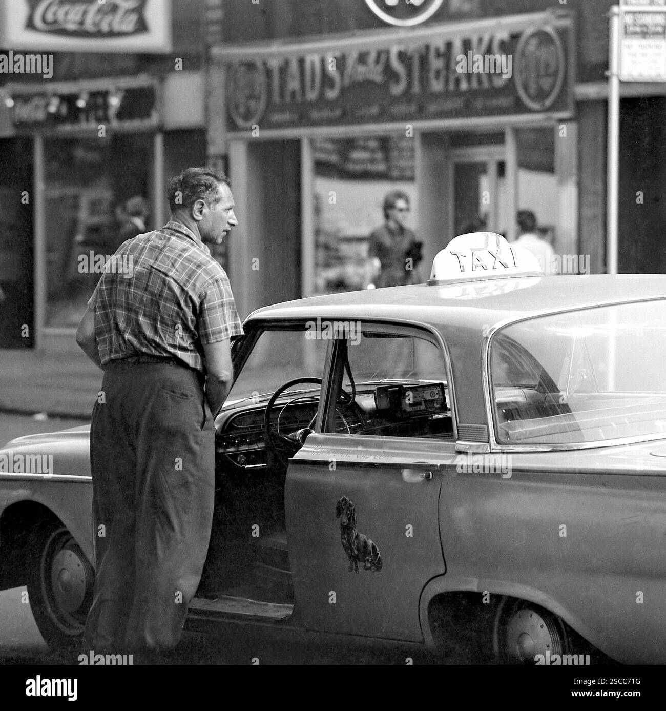 1960s taxi cab hi-res stock photography and images - Alamy