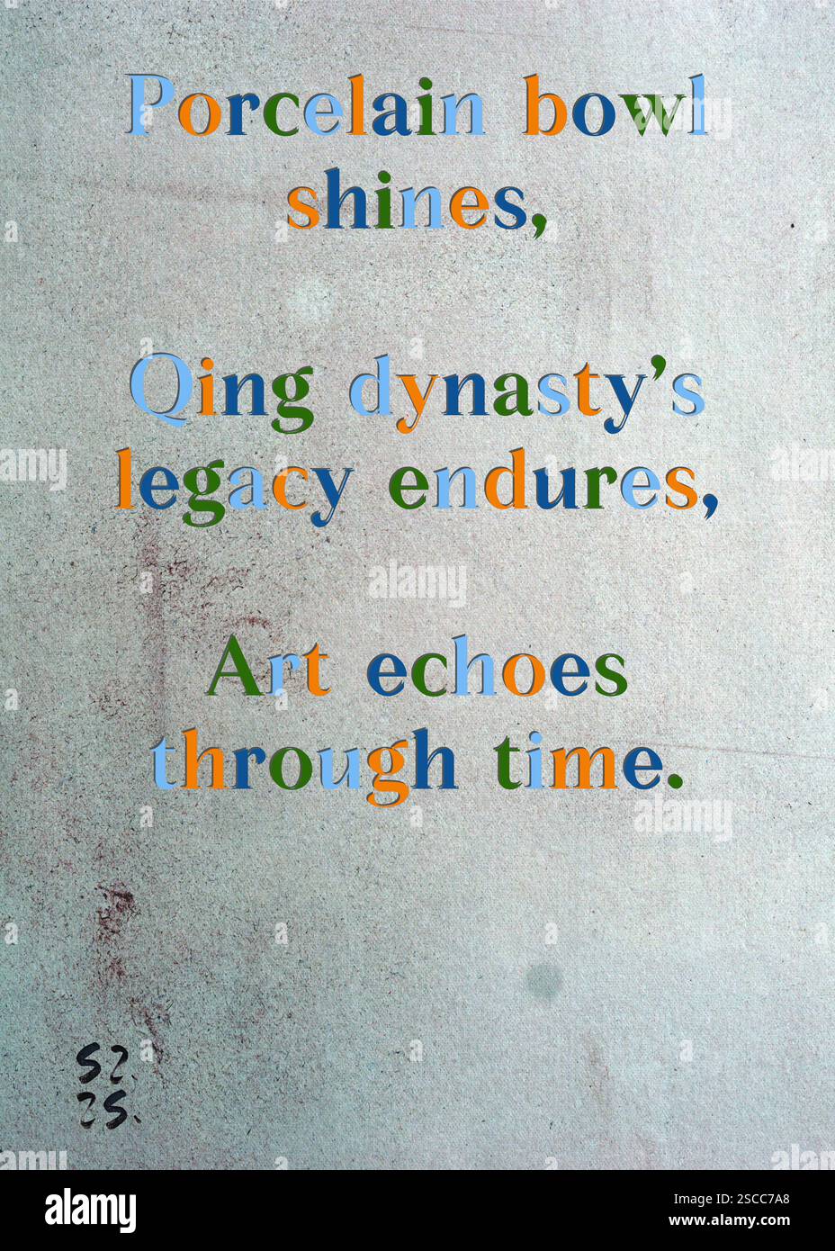 Porcelain bowl shines, Qing dynasty's legacy endures, Art echoes ...