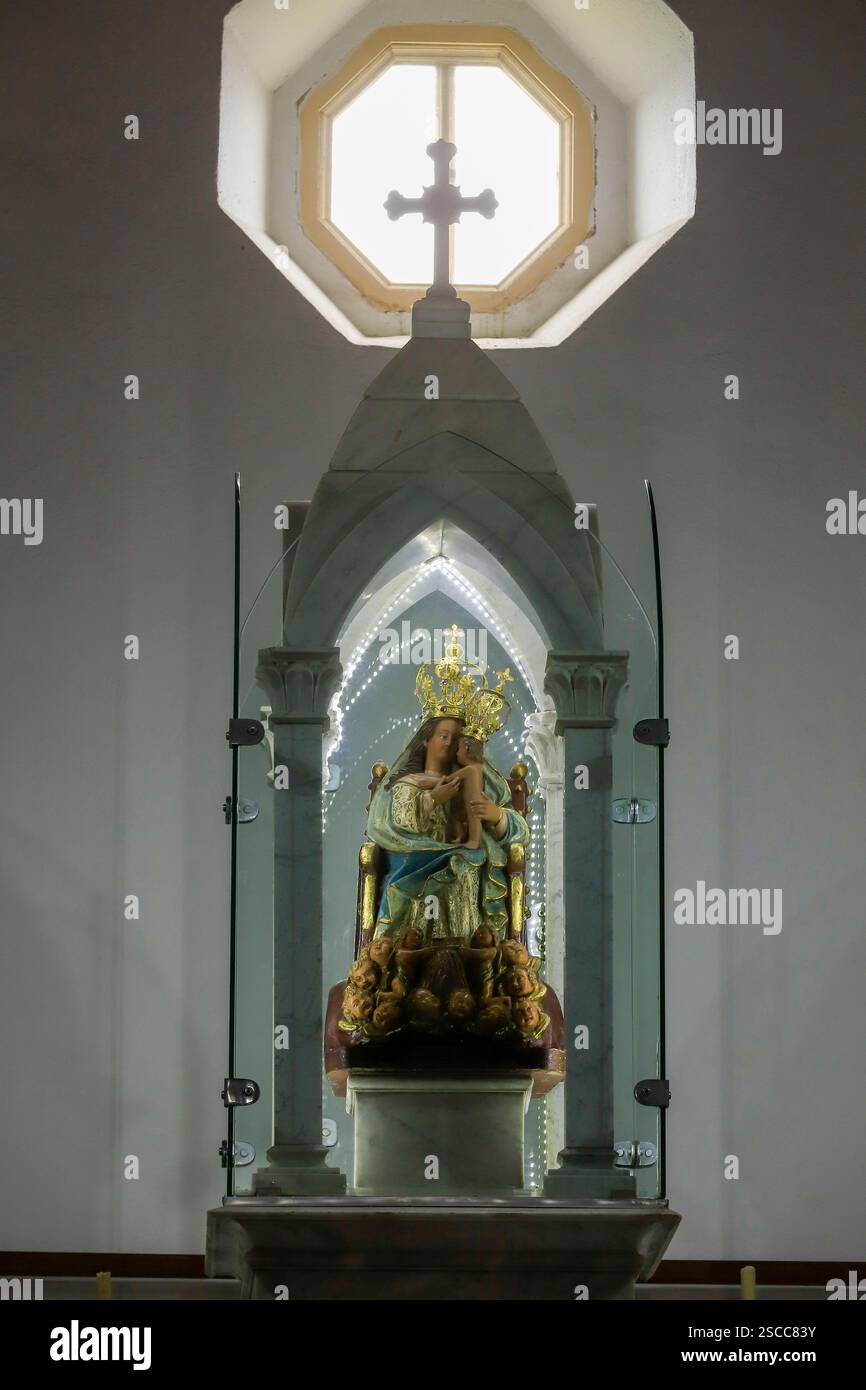 interior of the sanctuary of Nossa Senhora de Monte Serrat. Is the ...