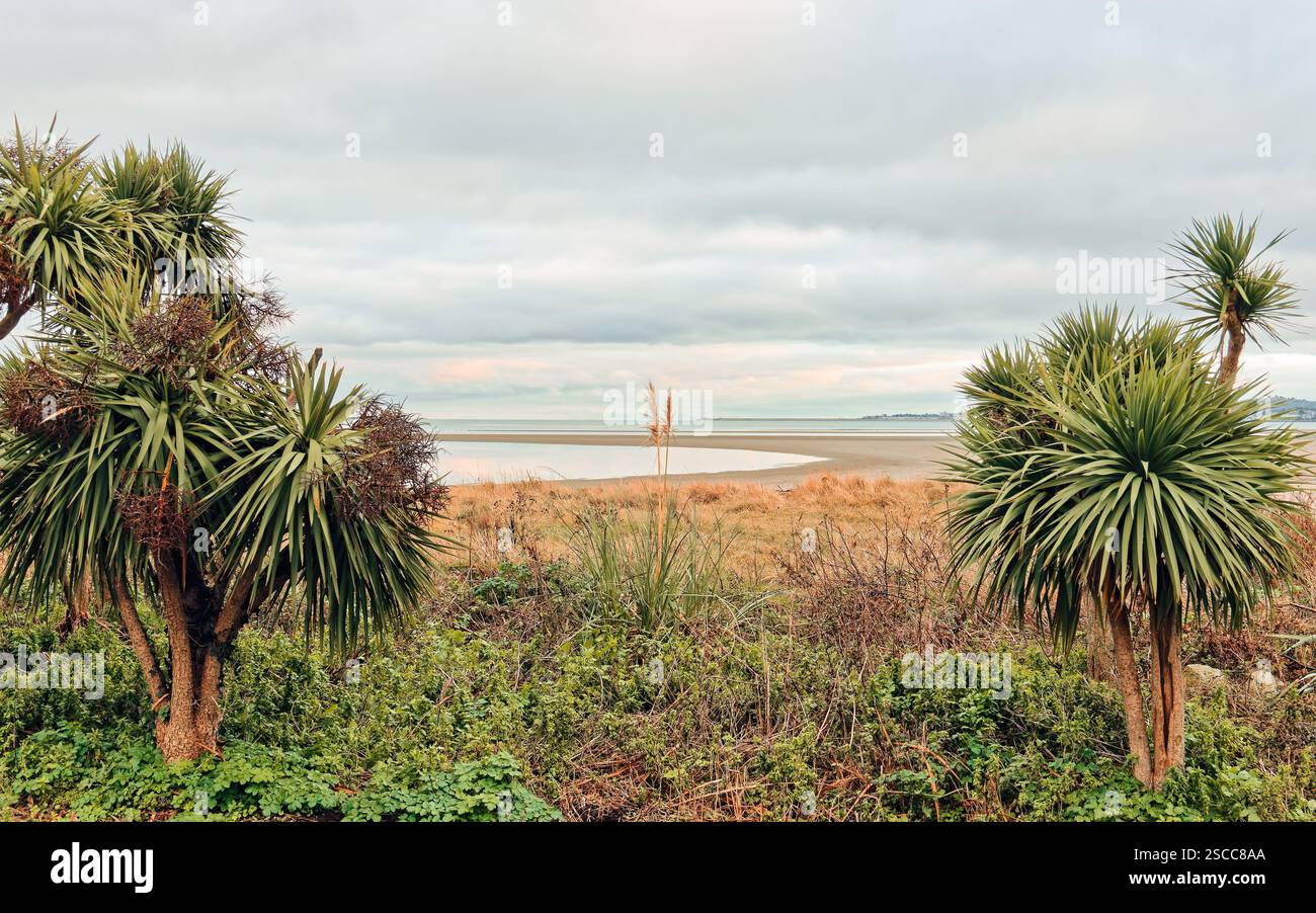 Sandymount Strand in Sandymount, Dublin, Ireland. The beach is part of ...