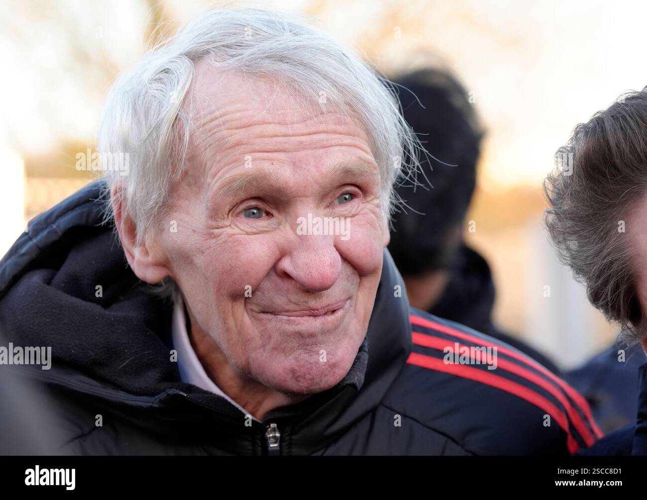 Pat Crerand during the memorial service for the victims of the 1958 ...