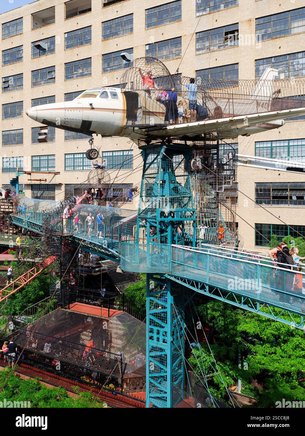 City Museum, Location: St. Louis MO, Designer: Bob Cassilly Stock Photo ...
