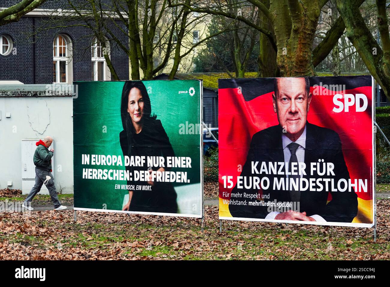 Dortmund, 6.2.2025: Wahlplakat zur Wahl zum 21. Deutschen Bundestag am ...