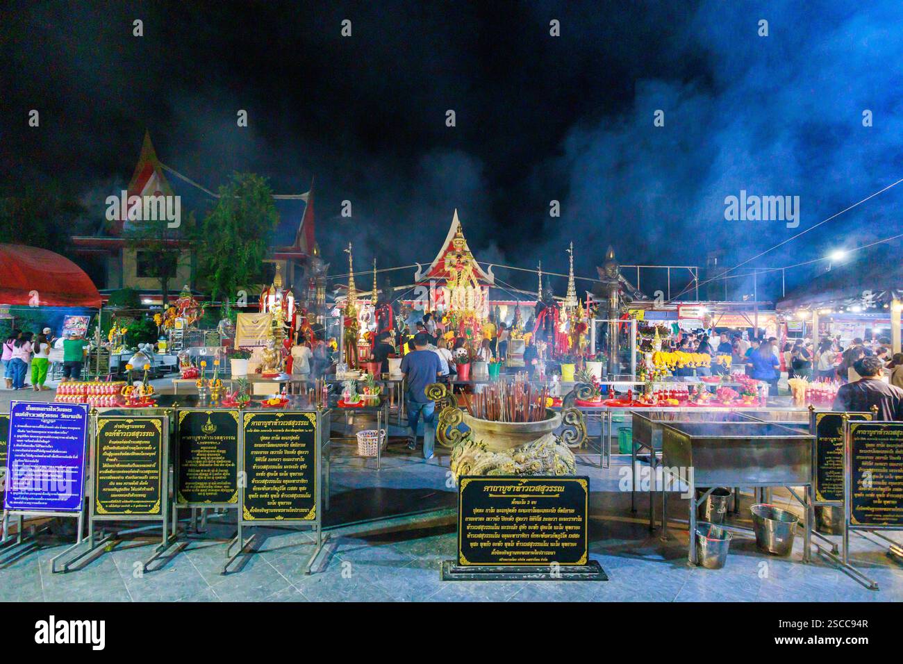 Bangkok, THAILAND - December 5, 2024 : People pray respect to The ...