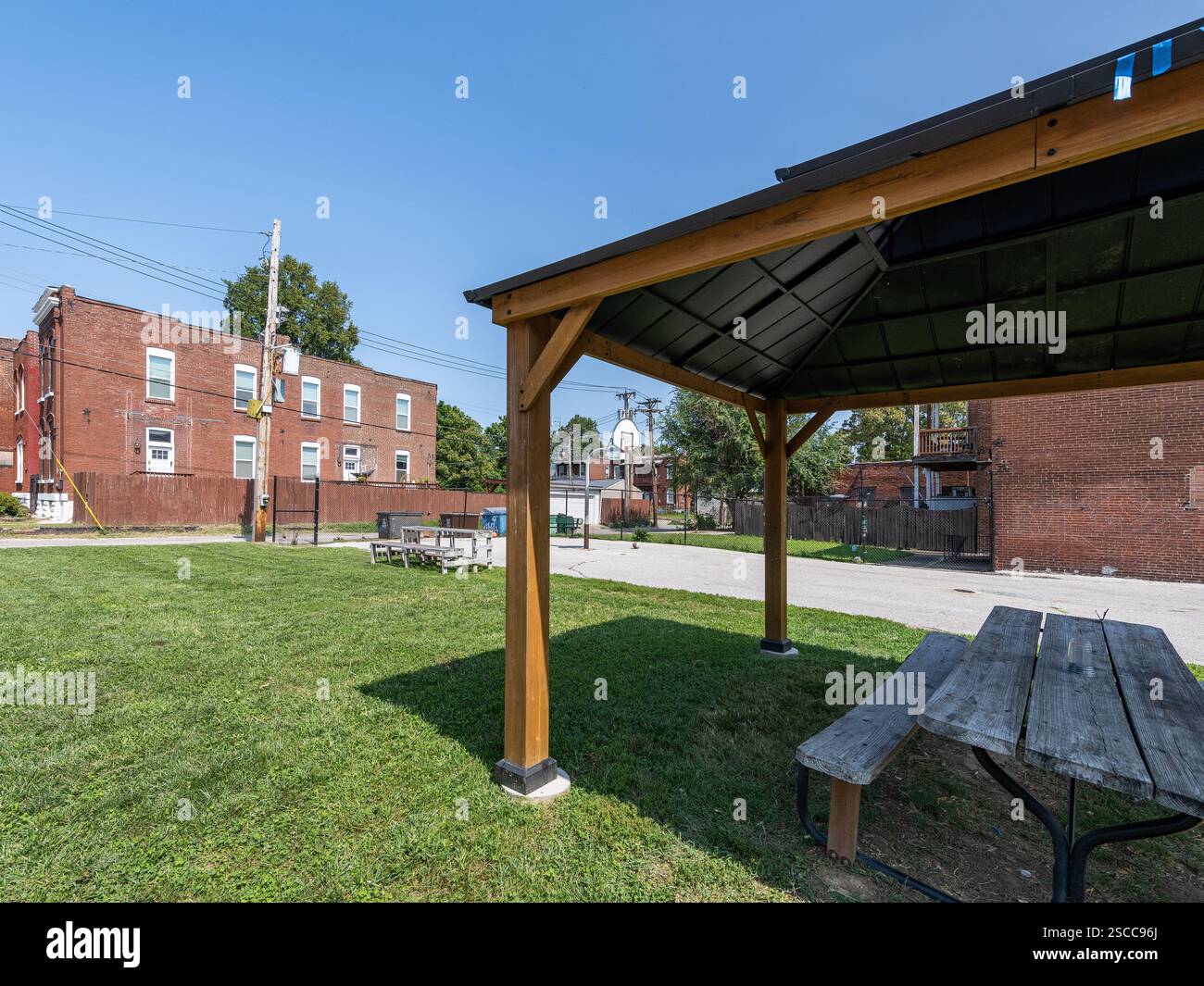 Love Bank Park Pre-Construction, Location: St. Louis MO Stock Photo - Alamy