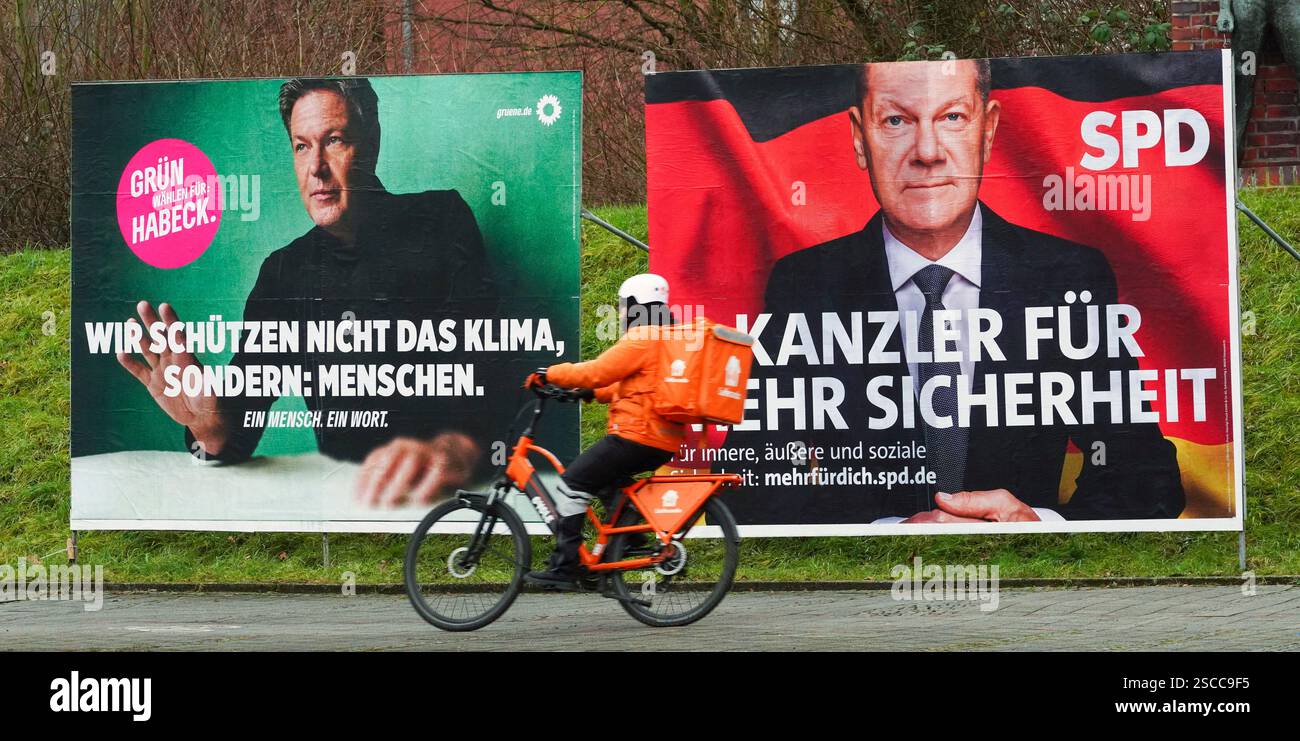 Dortmund, 6.2.2025: Wahlplakat zur Wahl zum 21. Deutschen Bundestag am ...