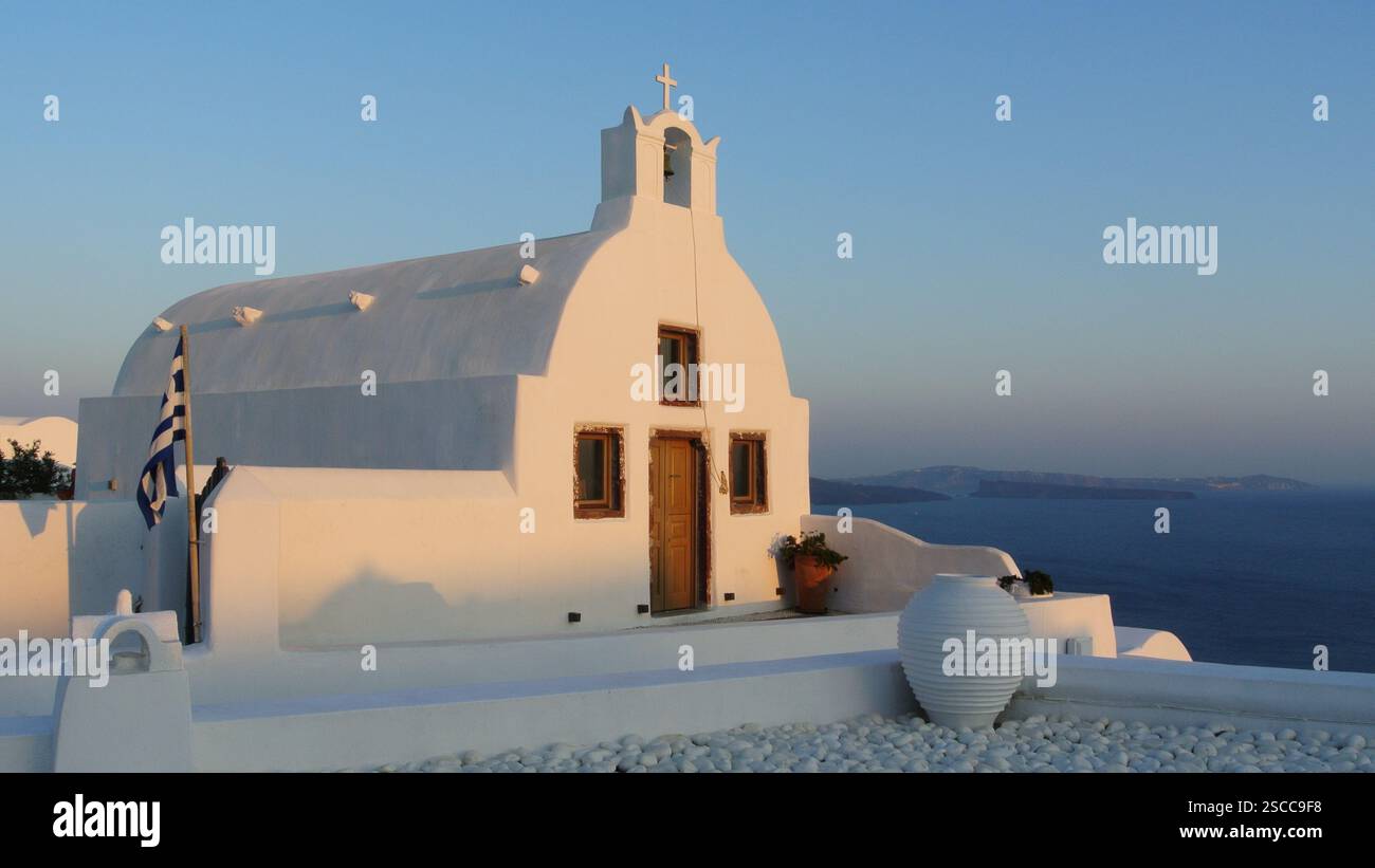 Bright white buildings reflect traditional architecture in a coastal ...