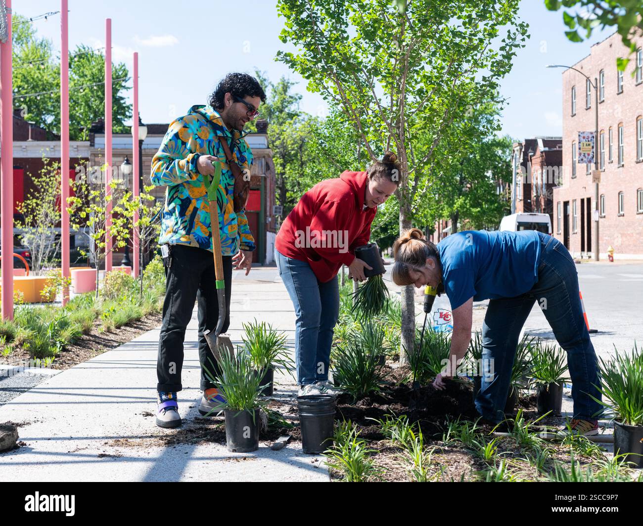 Love Bank Park Opening Day, Location: St. Louis MO, Architect: Patterhn ...