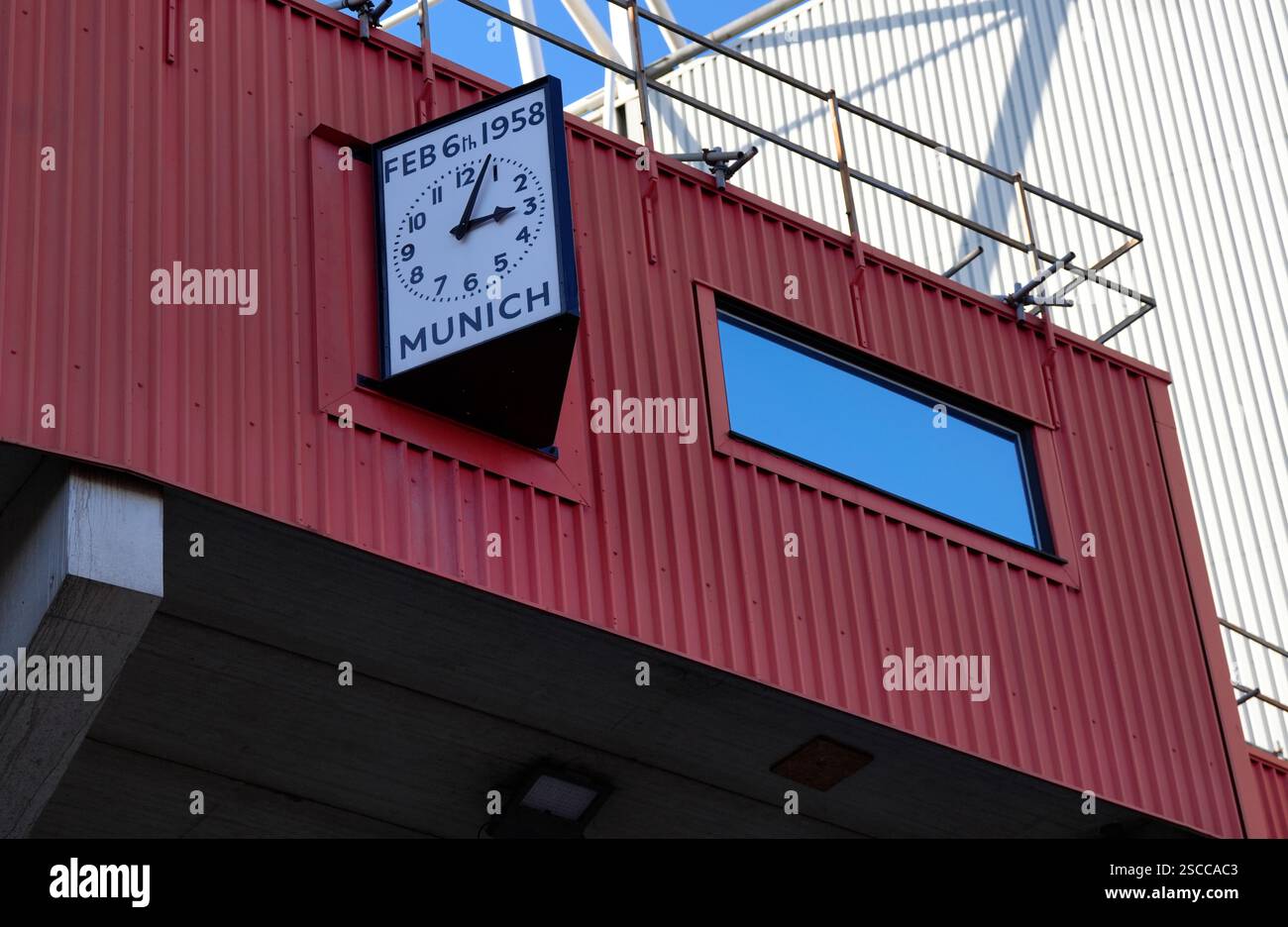 The Munich Clock memorial during the memorial service for the victims ...
